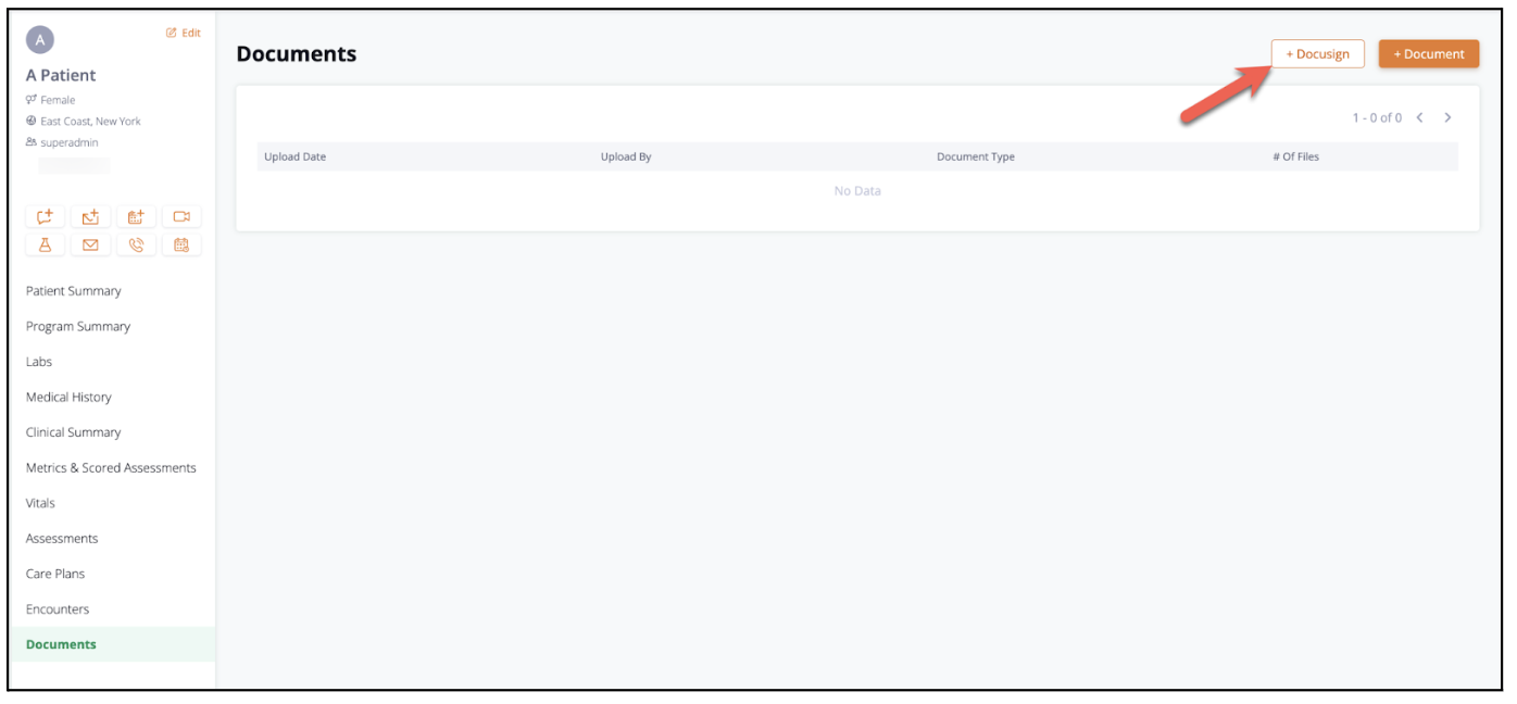 DocuSign: Feature Overview in Care - Welkin Health