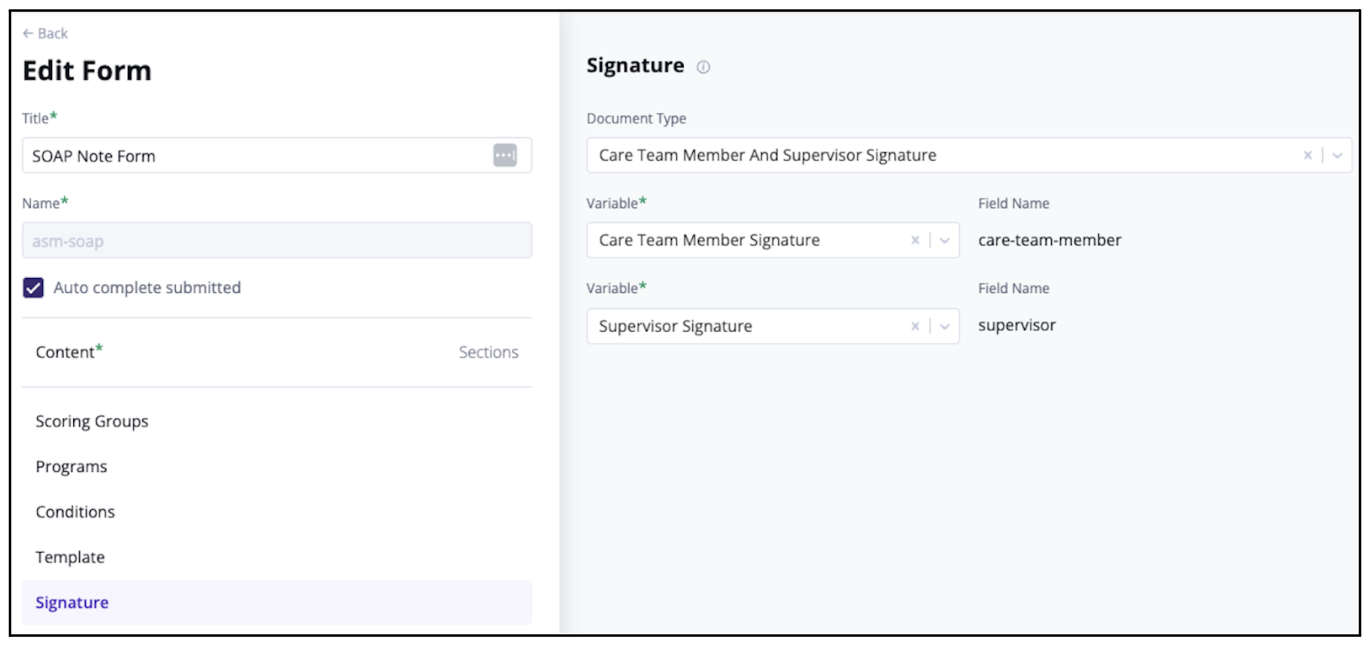 eSignature Configuration - Welkin Health